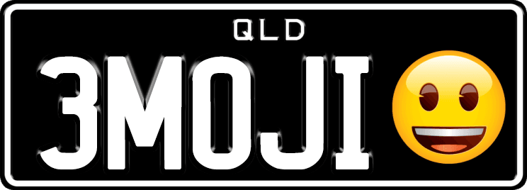emoji | Personalised Plates Queensland