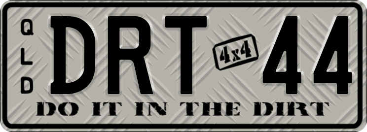 Do it in the Dirt Checkerplate style